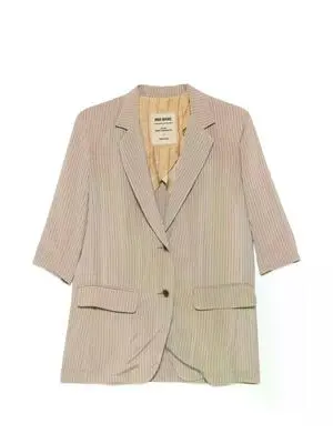 UMA WANG Kali Stripe Single-breasted Blazer