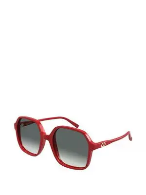 Valentino Garavani Vlogo Geometric-frame Sunglasses