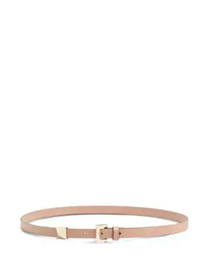 Valentino Garavani Valentino Garavani Shiny Calfskin Side Stud Belt 15mm Pink