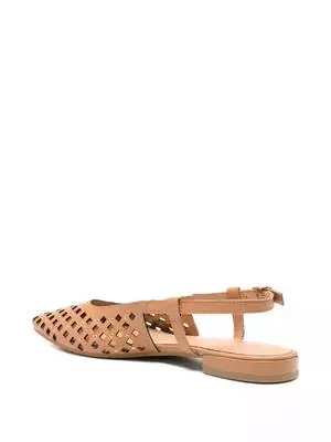 GIOSEPPO Kyaka Laser-cut Studded Slingback Pumps