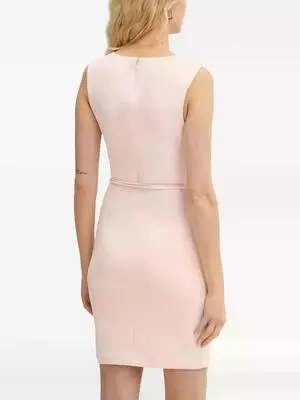Guess Belted Square-neck Mini Dress - Pink