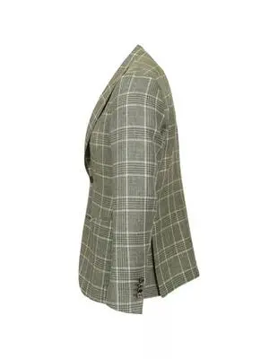 AL DUCA D’AOSTA 1902 Prince Of Wales-check Blazer