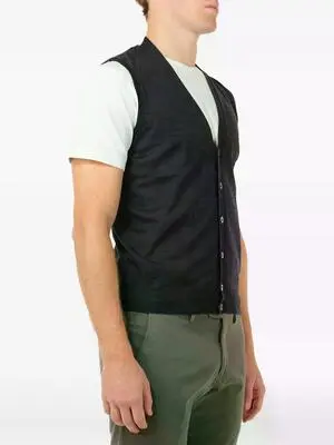 AL DUCA D’AOSTA 1902 Sleeveless V-neck Cardigan