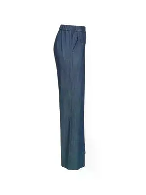 AL DUCA D’AOSTA 1902 Wide-leg Chambray Trousers
