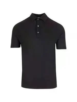 AL DUCA D’AOSTA 1902 Slim-fit Cotton Polo Shirt - Black