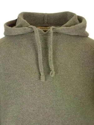 Al Duca D'aosta Wool Drawstring Hoodie - Green