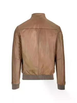 AL DUCA D’AOSTA 1902 Padded Leather Bomber Jacket