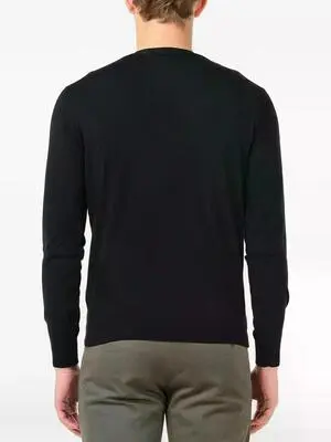 AL DUCA D’AOSTA 1902 Blue Virgin Wool Crew Neck Sweater