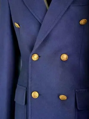 AL DUCA D’AOSTA 1902 Double-breasted Coat With Gold-tone Metal Buttons