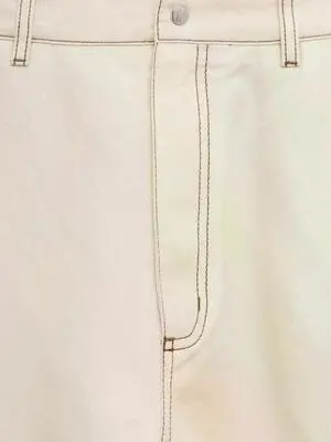 Moncler Gabardine Cargo Shorts With Contrast Stitching