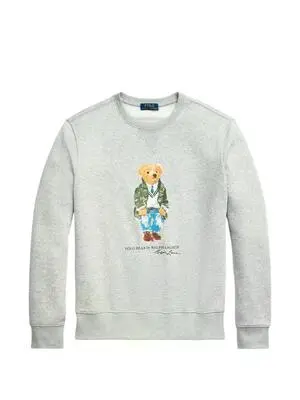 Polo Ralph Lauren Polo Bear Graphic Crewneck Sweatshirt - Grey