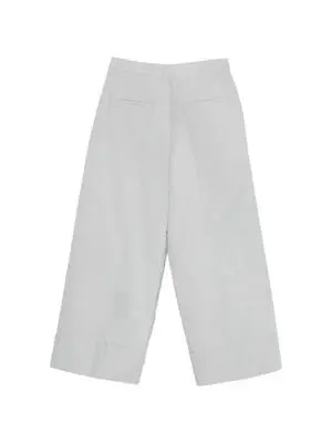 PT TORINO Cropped Trousers With Pressed Creases