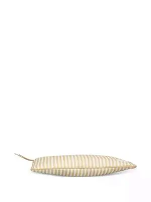 Lacoste Striped Makeup Bag With Wrist Strap