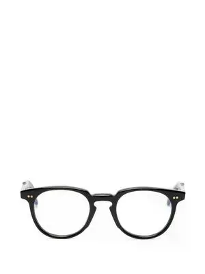 CUTLER & GROSS Round Frame Eyeglasses - Black