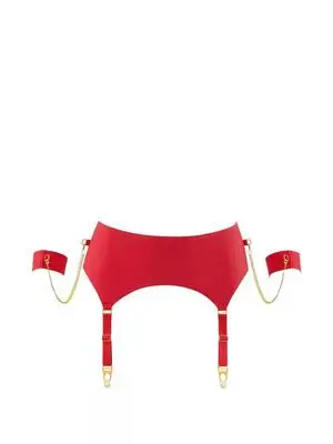 MAISON CLOSE Tapage Nocturne Garter Belt - Red
