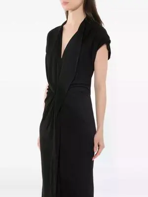 Givenchy Draped Evening Maxi Dress