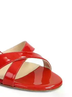 FABIO RUSCONI Patent Crossover-strap Sandals