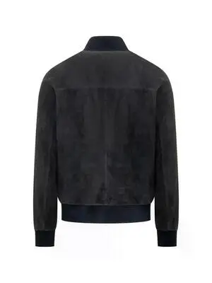 RENZO ROMAGNOLI Suede Bomber Jacket