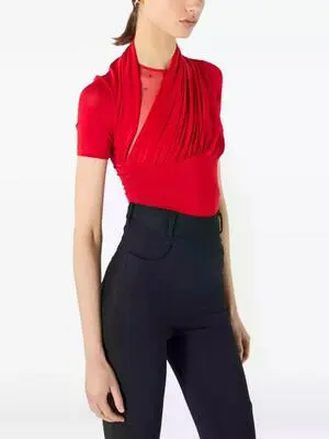 Marine Serre Frill Blouses
