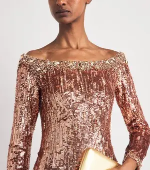 Jenny Packham Marnie Sequinned Gown