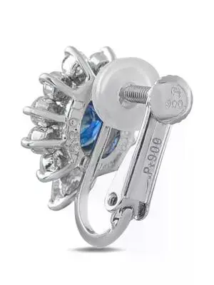 LB EXCLUSIVE Sapphire And Diamond Earrings