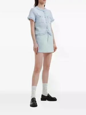 B+AB Frayed Bouclé Shorts Set