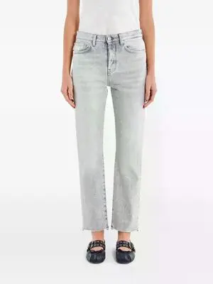 VICOLO Frayed Hem Jeans - Blue