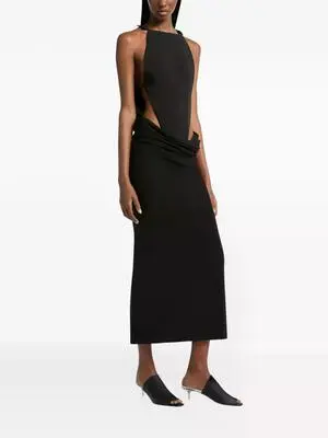COURREGES Draped Detail Maxi Dress