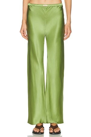 Comme Si The Silk Bias Pant - Grass