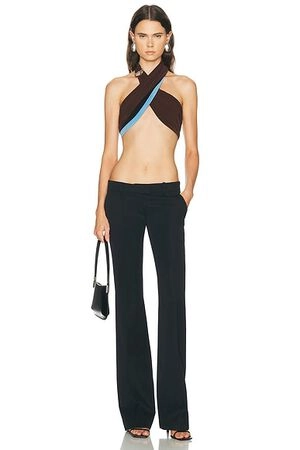 Coperni Halterneck Crossed Top