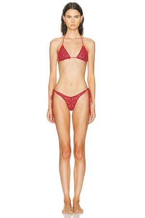 Akoia Swim Surya Bikini Set - Ruby