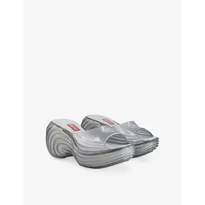 Melissa X Diesel Quantum Jelly Platform Sandals - Transparent