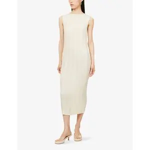 Issey Miyake Sleeveless Knitted Midi Dress