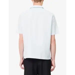 Fred Perry Revere-collar Cotton Seersucker Shirt