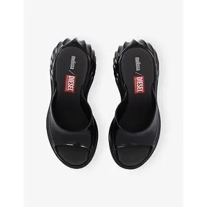 Melissa X Diesel Quantum Pvc Platform Sandals - Black