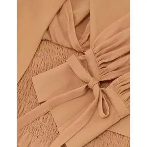 REISS Phoebe Tie-neck Woven Blouse