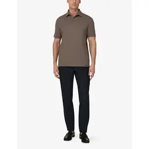 Boggi Milano Regular-fit Stretch Pima Cotton Polo Shirt