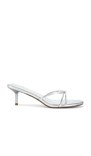 Femme La Maeve Metallic Slipper - Metallic Silver