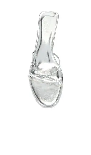 Femme La Maeve Metallic Slipper - Metallic Silver