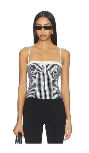 MORE TO COME Beckie Top - Black