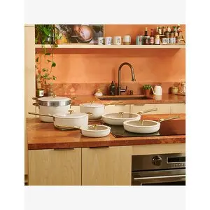 OUR PLACE Essentials 11-piece Aluminium Cookware Set - Cream