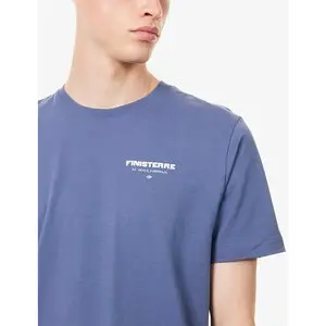 FINISTERRE Letterpress Logo-print Cotton T-shirt - Galactic