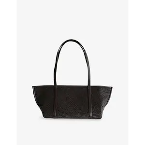 ST. AGNI Bateau Leather Tote Bag - Coffee