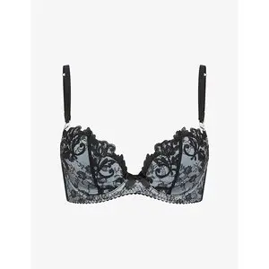 Agent Provocateur Clarette Underwired Lace Bra - Blue/black