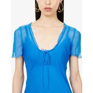 RAT AND BOA Cupro Midi Dress