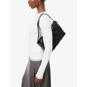 ST. AGNI Envelope Slim Leather Tote Bag