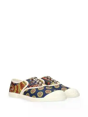 Valentino Garavani Paisley Print Lace-up Sneakers - Multicolour