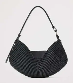 Loewe X Paula's Ibiza Medium Raffia Swing Shoulder Bag