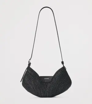 Loewe X Paula's Ibiza Medium Raffia Swing Shoulder Bag
