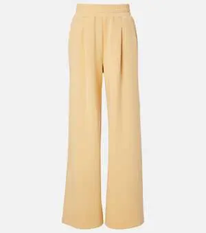 Varley The Extra Jersey Wide Leg Sweatpants - Yellow